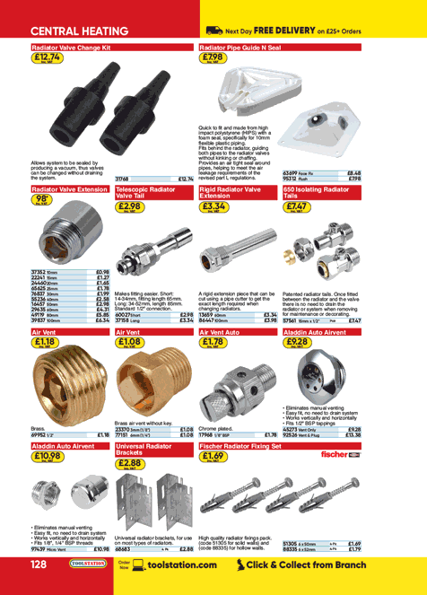 Universal Radiator Brackets | Toolstation