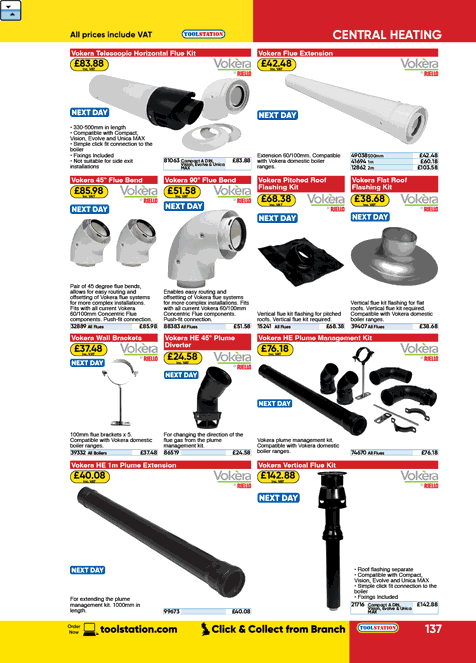 Vokera HE Plume Management Kit All Flues | Toolstation
