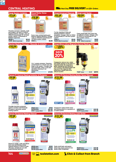 Fernox F1 Central Heating Inhibitor & Protector 500ml | Toolstation