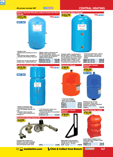 4 Panel Cylinder Jacket 42 x 18" | Toolstation