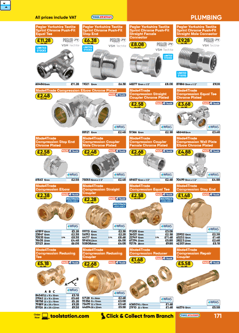 Made4Trade Compression Stop End 15mm | Toolstation