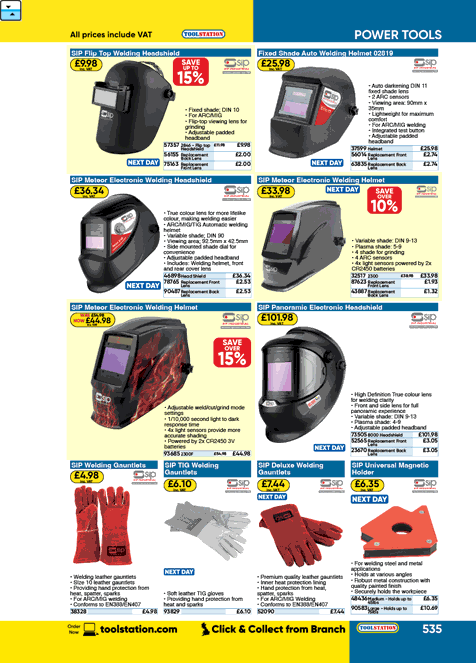 SIP Meteor Electronic Welding Helmet 2300 | Toolstation