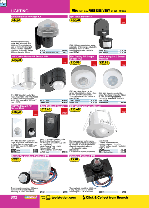 Electronic IP44 Photocell Kit | Toolstation